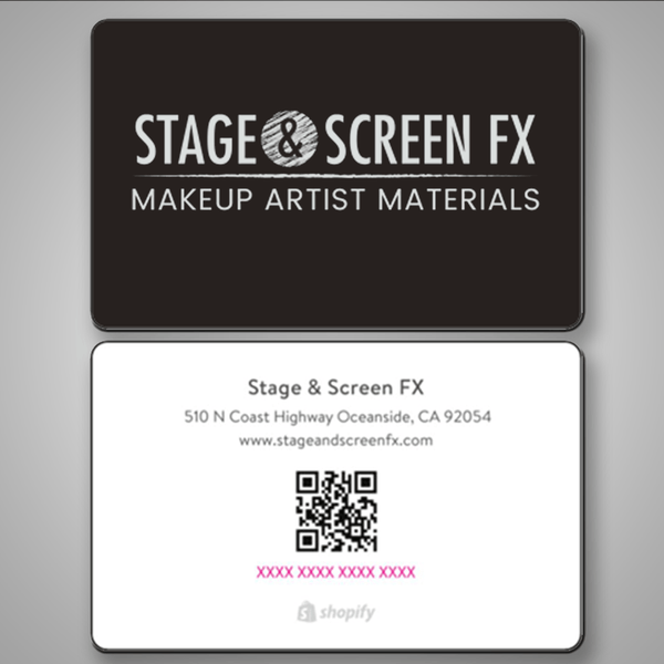 Stage & Screen FX Gift Card - Stage and Screen FX