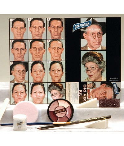 Old Age Makeup Kit - Graftobian - Stage and Screen FX